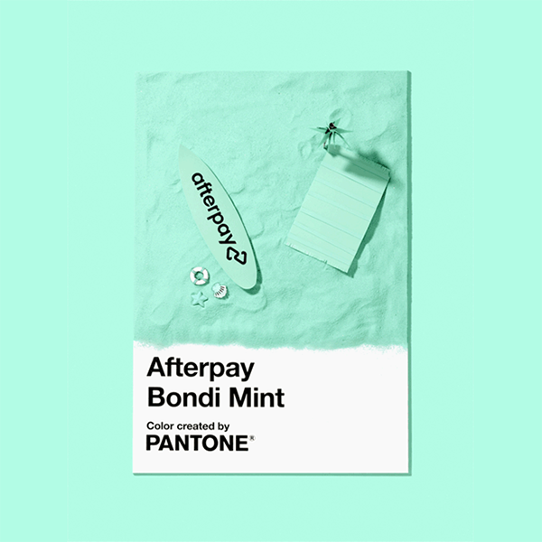 PANTONE与Yummy Colors合作为金融品牌Afterpay定制全新色彩“Afterpay Bondi Mint ” - 千通彩色彩管理官网