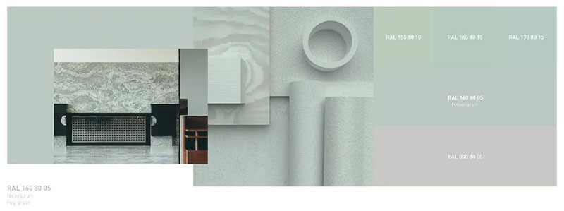 RAL色彩趋势2023+包含的15 种颜色是实体和平面设计的优选方案 - 千通彩色彩管理官网