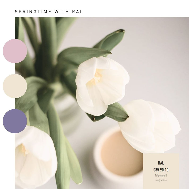 劳尔RAL色卡里的春天，快来看~ - 千通彩色彩管理官网