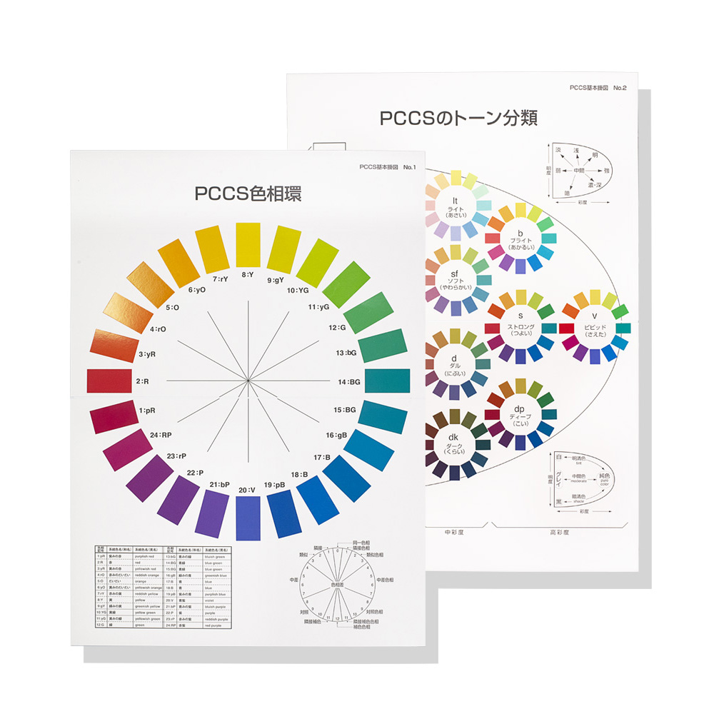 日本色研PCCS色卡基本挂图PCCS-70731 - 千通彩色彩管理官网